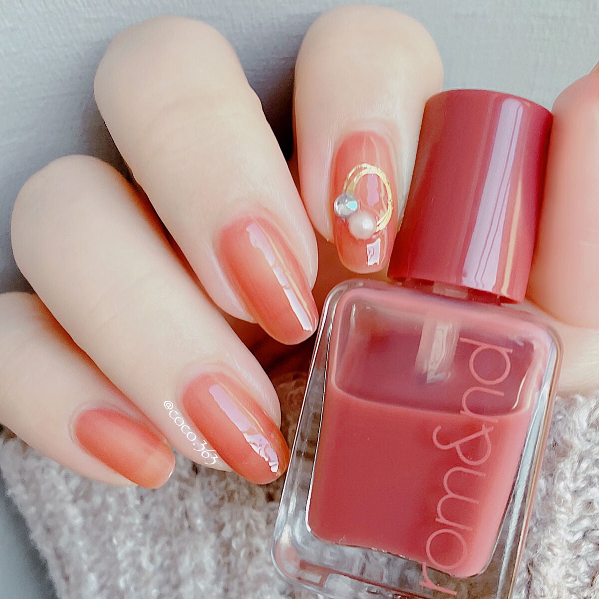 ムードペブルネイル|romandndの口コミ ちゅるちゅるの血色感♡ ロムアンドのシロップネイル💅 By Coco Lips