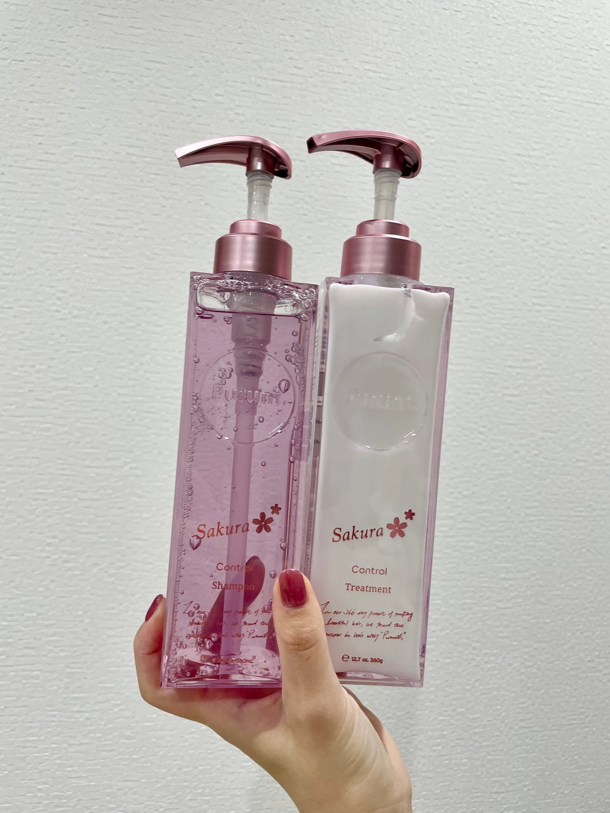 【限定ヘアケア・スタイリング】プルント コントロールペアセット サクラ|puruntの口コミ 見た目が可愛い、限定のサクラの香り! By