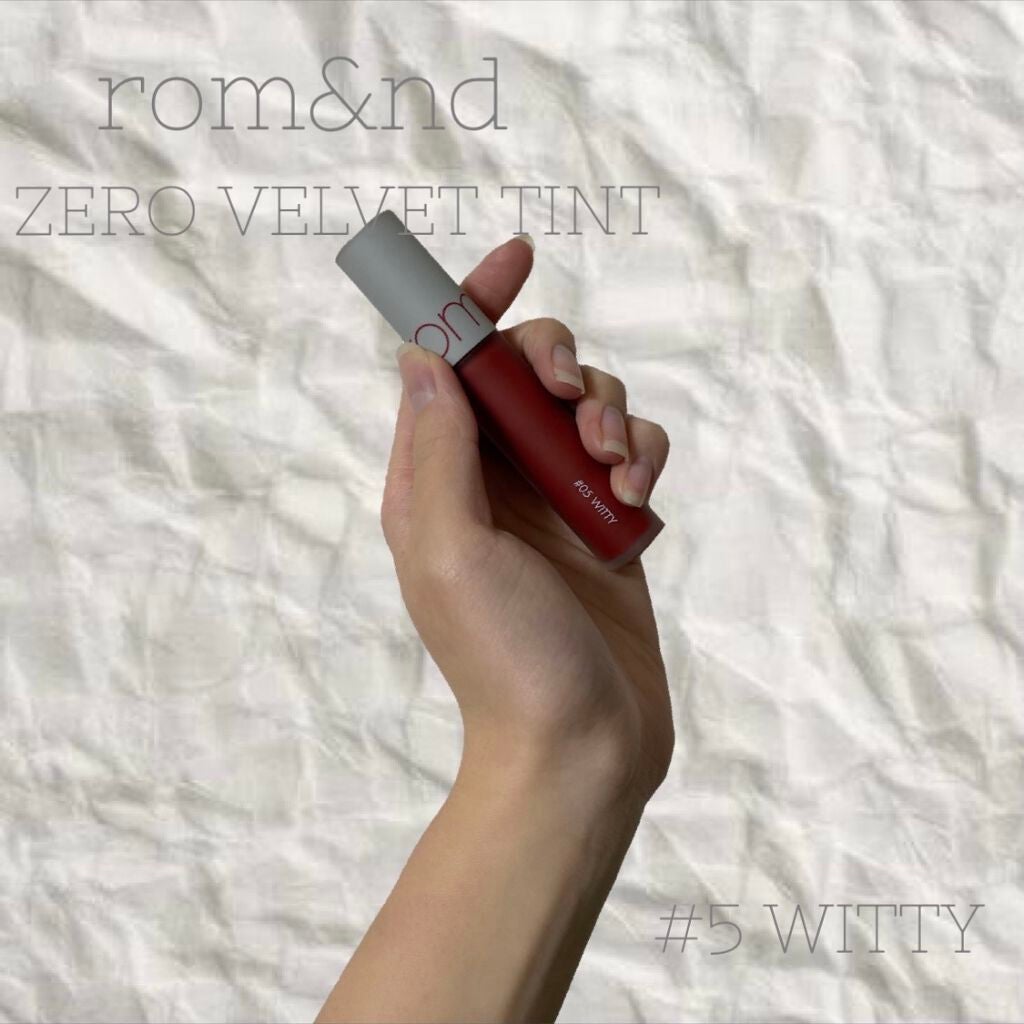 ゼロベルベットティント 05 Witty|romandndの口コミ「【romandnd】 ゼロベルベットティント 」 By Noir混合肌10