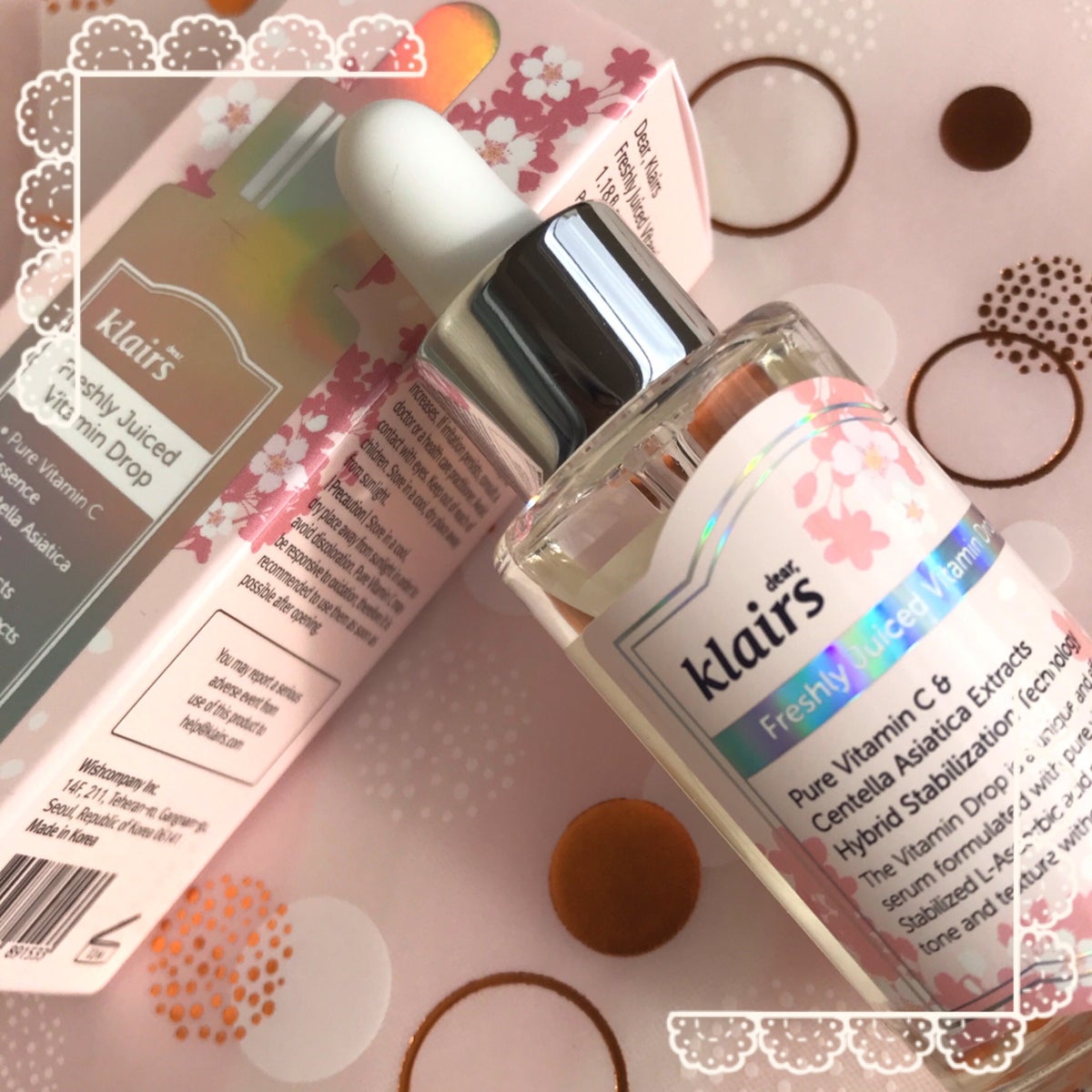 Freshly Juiced Vitamin Drop|klairsの口コミ 敏感肌におすすめの美容液!🌸桜エディション🌸 フレッシュリー