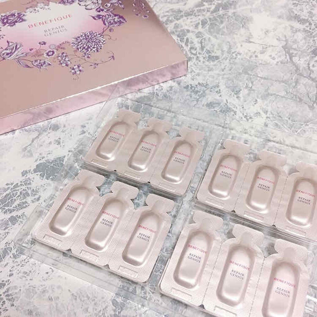 リペアジーニアス|benefiqueの口コミ 乾燥肌におすすめの美容液! 週1のスペシャルケアがオールインワンで実現😍 By ぴーちゃん🧡