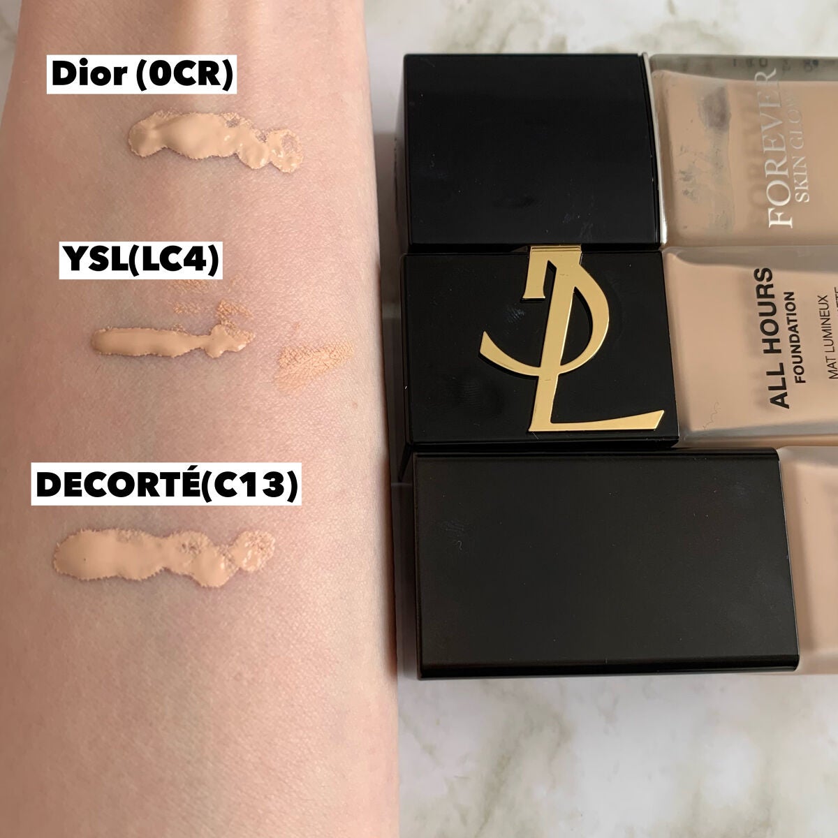 あなたはどっち派?dior・decortÉ・yves Saint Laurent Beauteのリキッドファンデーションを徹底比較! 色白