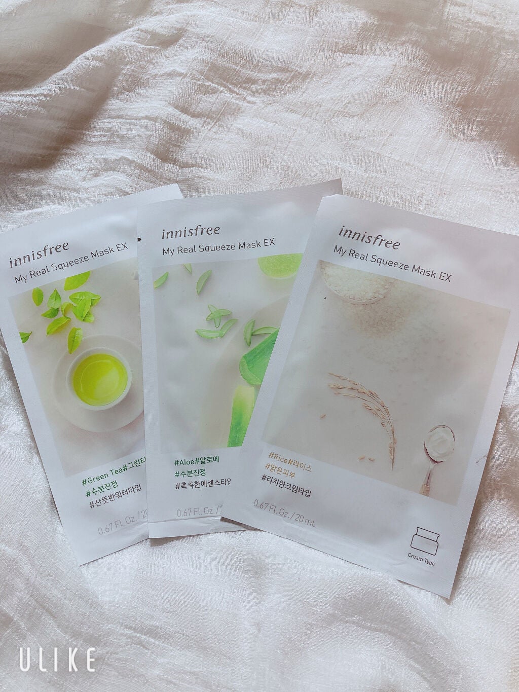 マイリアル スクイーズ マスクシート|innisfreeの口コミ Innisfreeずっと気になってて、やっと直営店に行けたので欲しかった