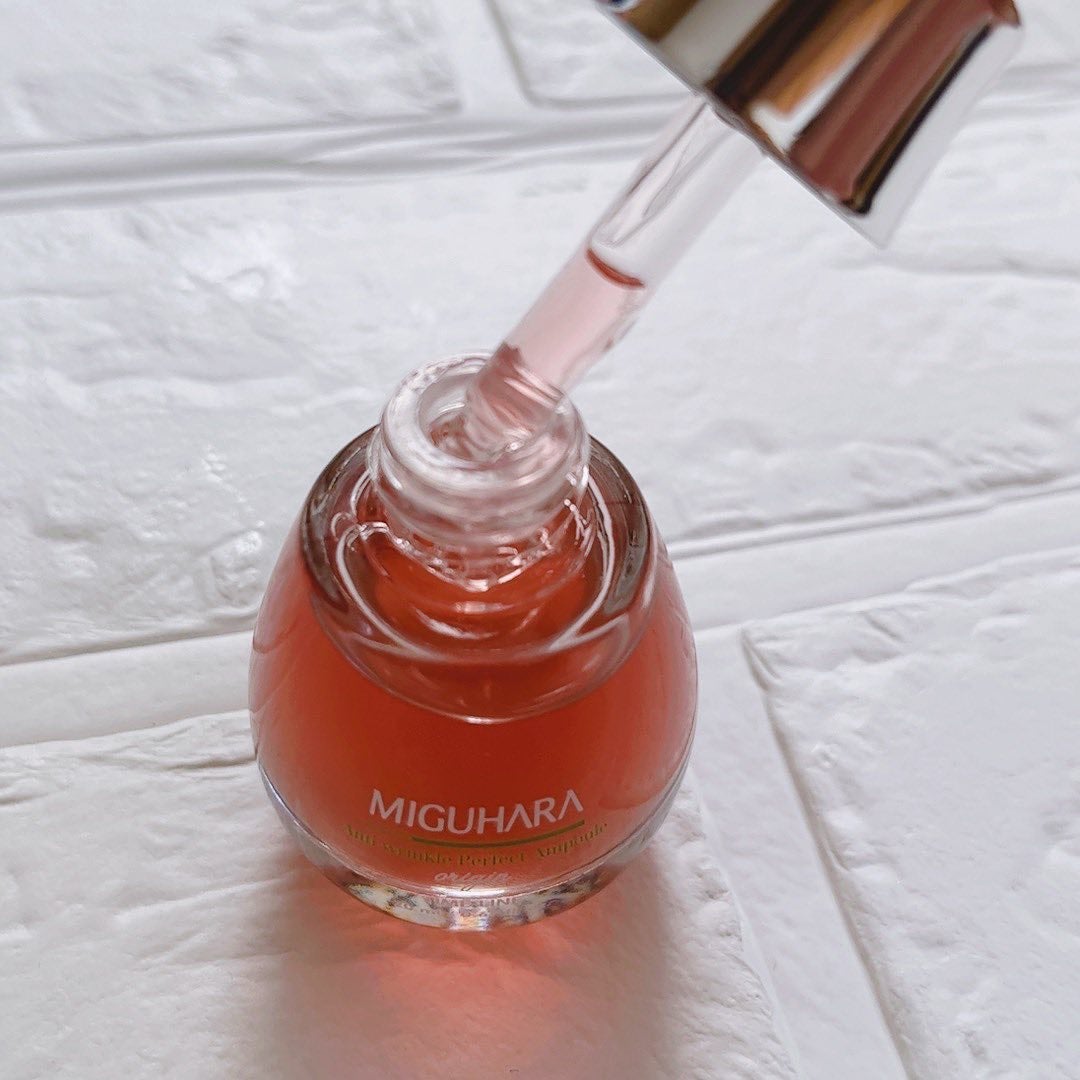 アンチリンクルエフェクトアンプルオリジン|miguharaの口コミ エイジングケアにおすすめの美容液! Miguhara 赤アンプル ️