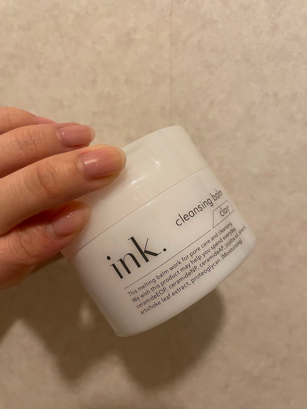 Ink・claygeのクレンジングバームを使った口コミ「生涯クレンジングと言っても過言ではないほど大好きなinkのクレンジングバーム