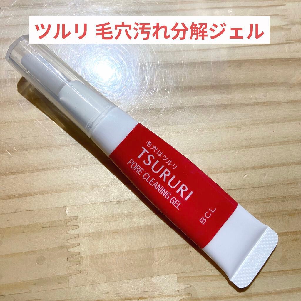 毛穴汚れ分解ジェル|ツルリの口コミ ツルリ 毛穴汚れ分解ジェル 毛穴詰まりがひどくて 定期的に使うようにしています By Yuka