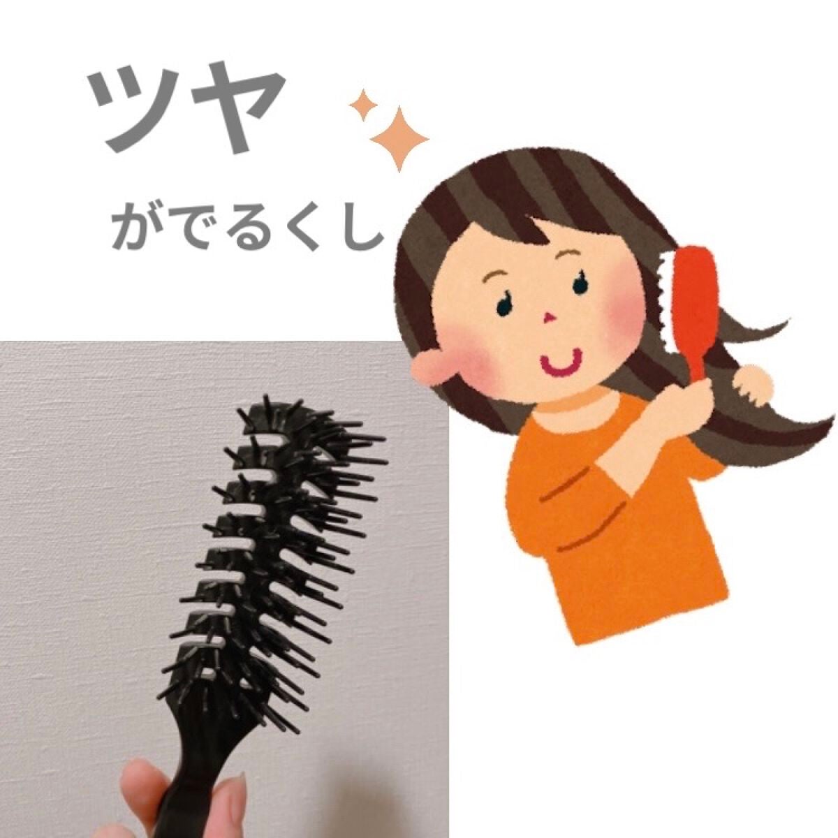 椿ブラシ|daisoの口コミ 超優秀!100均で買えるおすすめヘアブラシ!【こまめにブラッシング】 Daiso By ぽてまる🦋