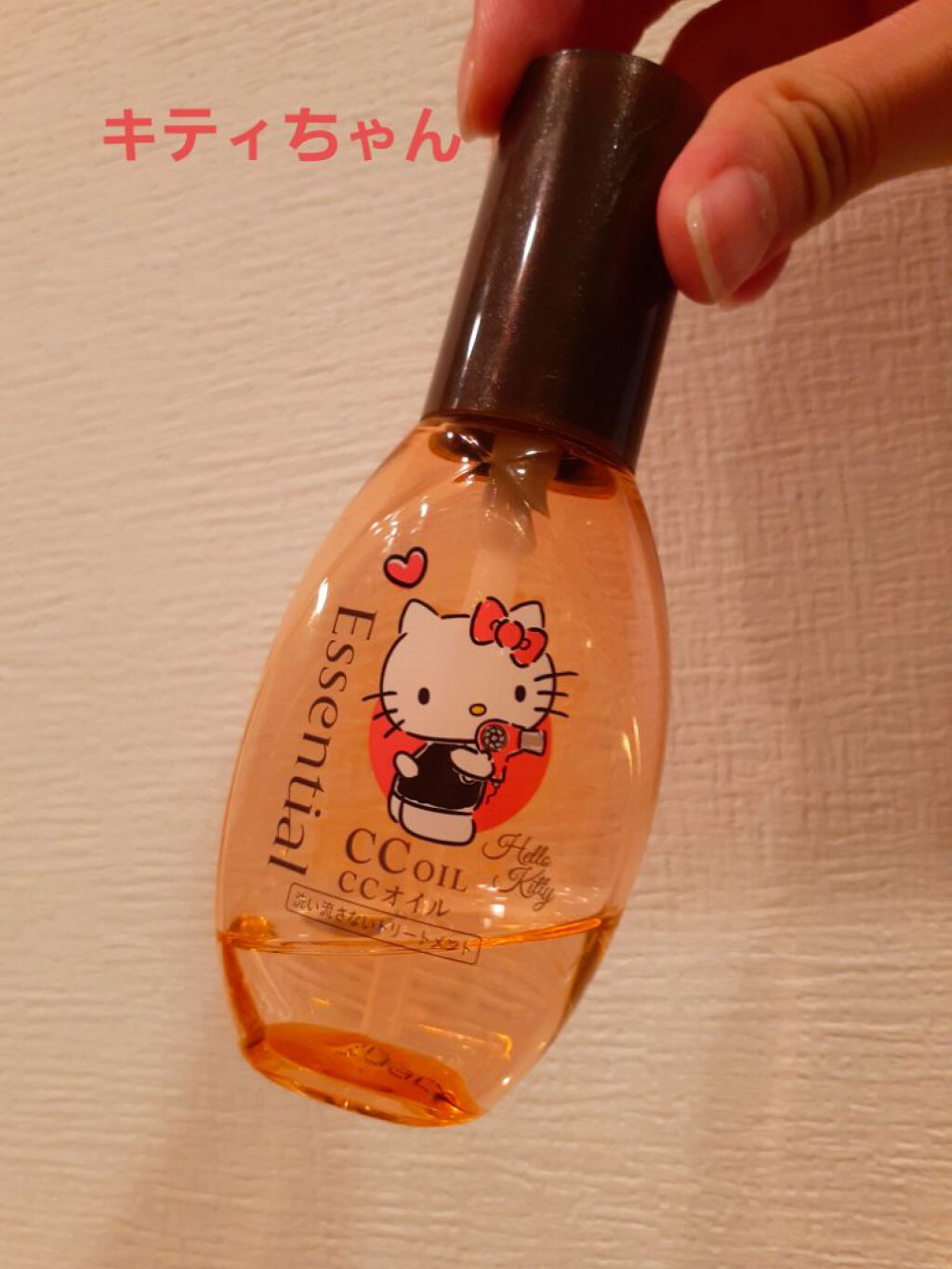 【限定ヘアオイル】ccオイル|エッセンシャルの効果に関する口コミ エッセンシャルccオイル 549円税込amazon価格 60ml