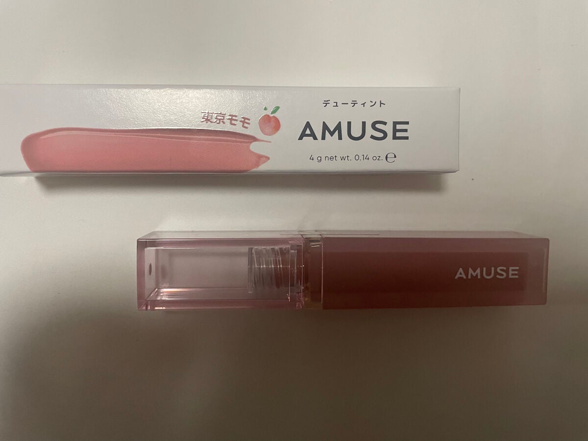 【限定色レビュー】デューティント|amuseの口コミ イエベ春におすすめの口紅!【使った商品】 Amuse デューティント 東京モモ日本