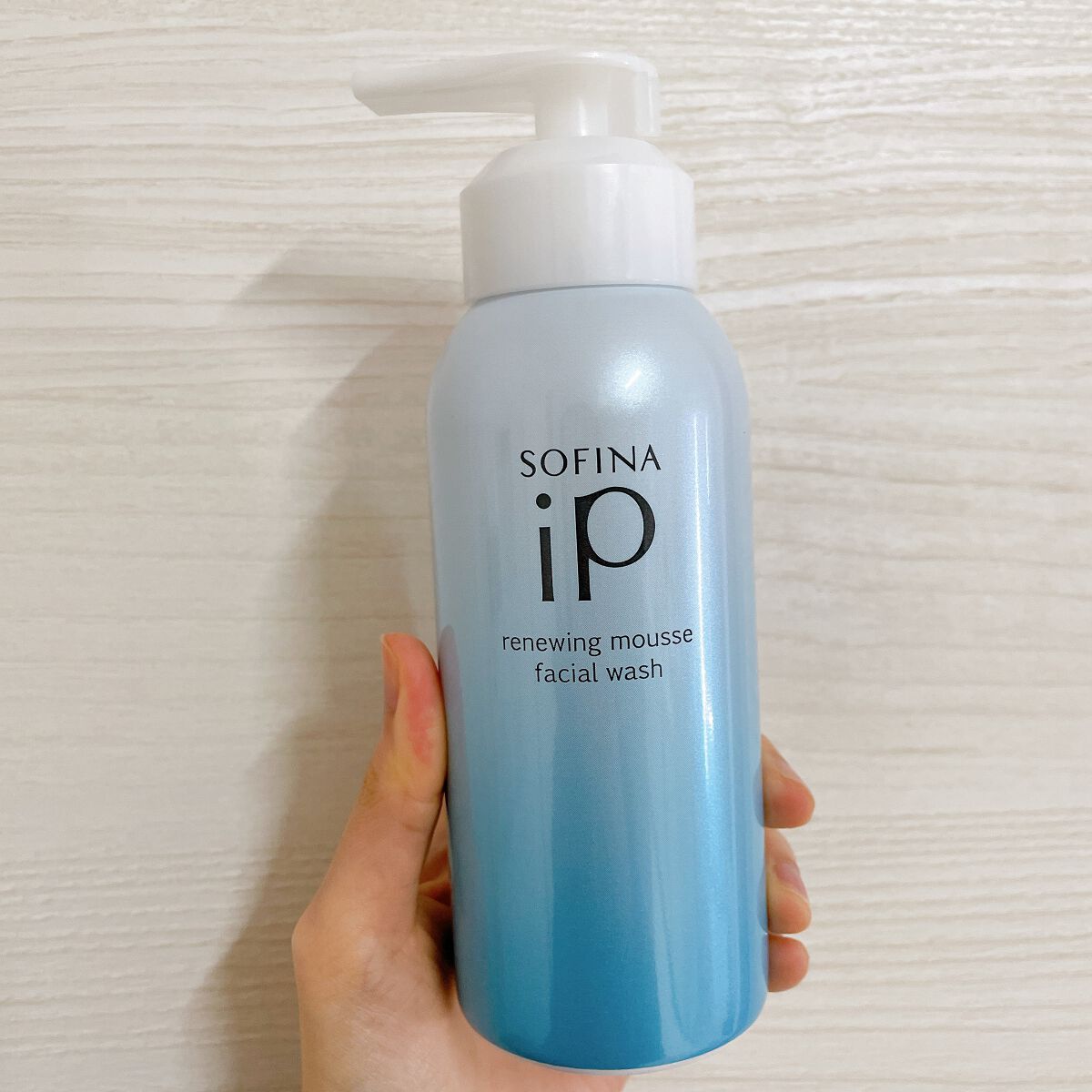 ソフィーナ iP リニュー ムース ウォッシュ｜SOFINA iPの口コミ - SOFINA iPの泡洗顔💙 by Mii(混合肌/30代前半) | LIPS