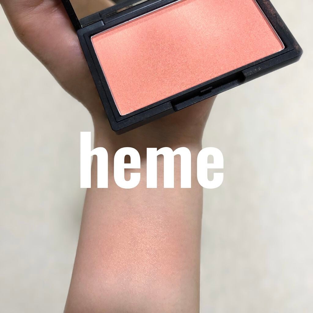 ピュア チーク カラー|hemeの口コミ Heme ピュアチークカラー 色:ロージーピンク By 春夏ブライトのめ児20代後半 Lips