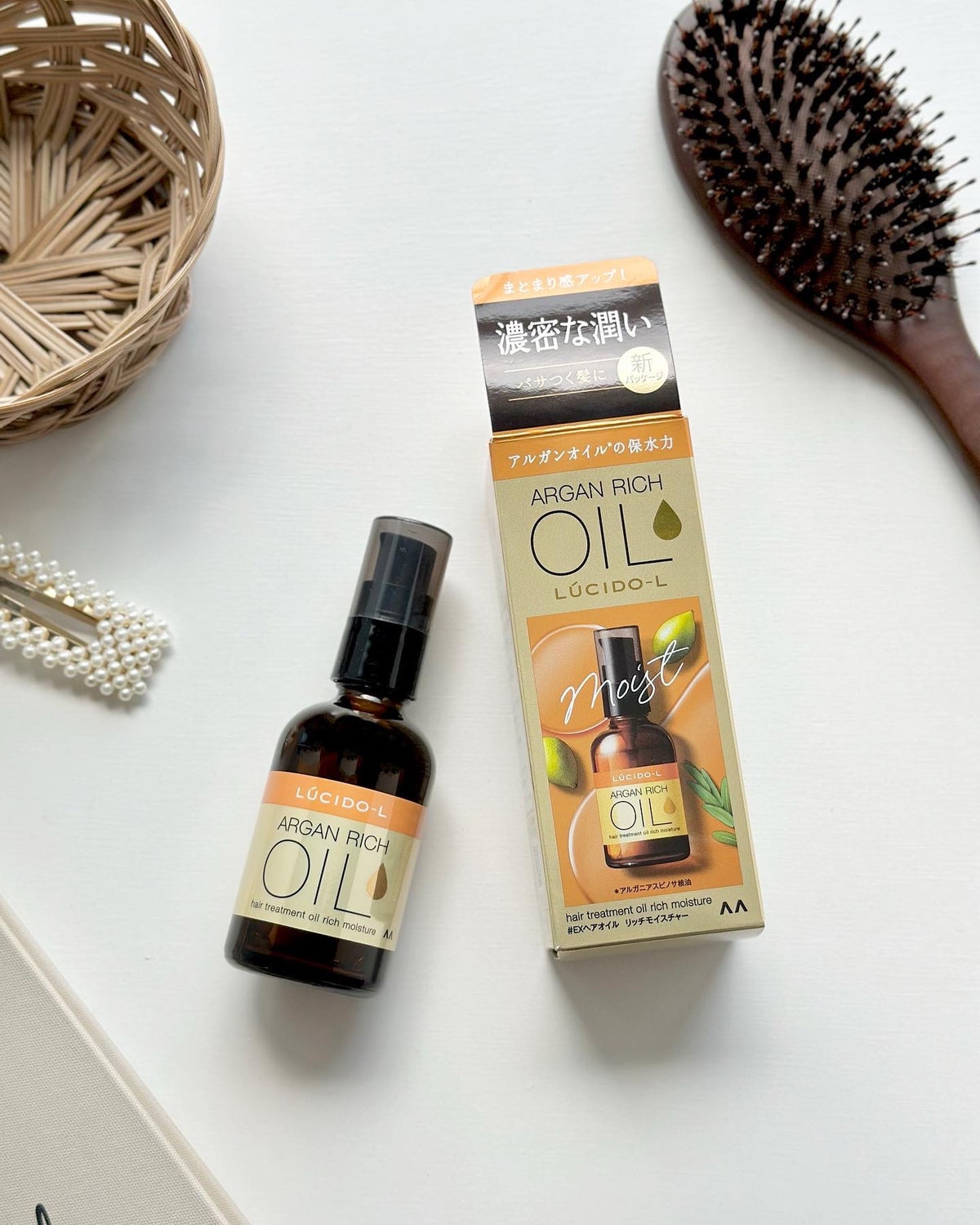 オイルトリートメント Exヘアオイル リッチモイスチャー|ルシードエルの口コミ 毛先のパサつき対策に🧡 マンダム By Nita混合肌