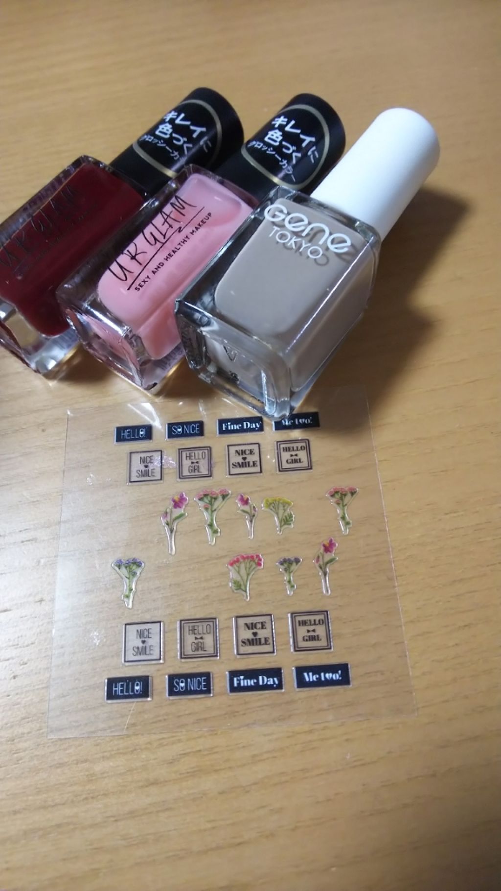 Daiso・u R Glamのネイル・ネイルケアを使った口コミ コンサートに参戦するためセルフネイルしてみました! By はる乾燥肌20