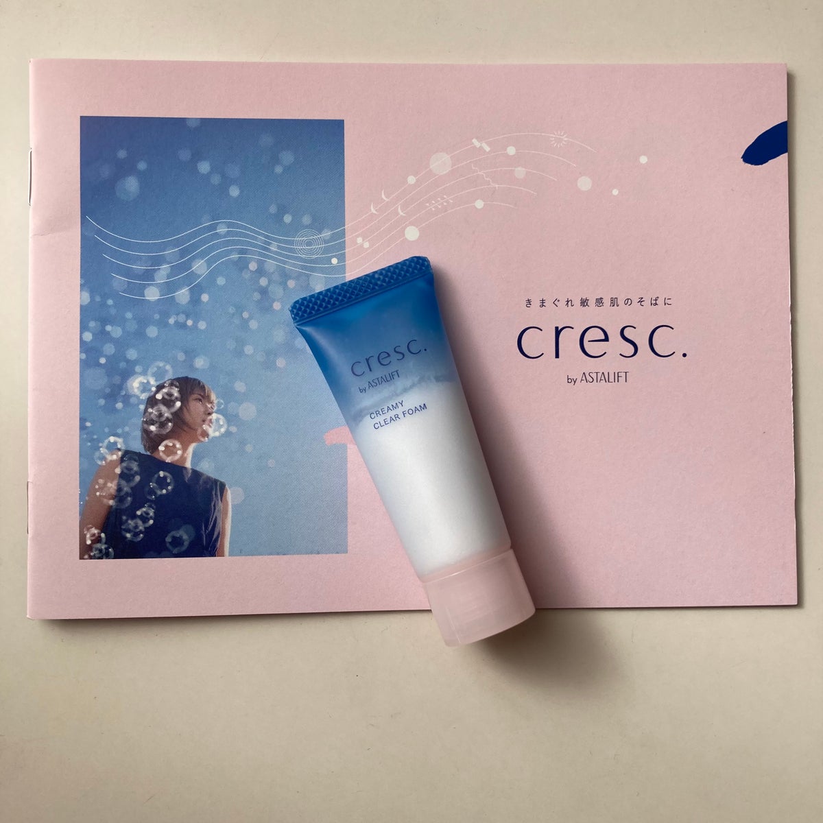 クリーミー クリアフォーム|cresc By Astaliftの口コミ 敏感肌におすすめの洗顔フォーム!赤色でお馴染みといえば