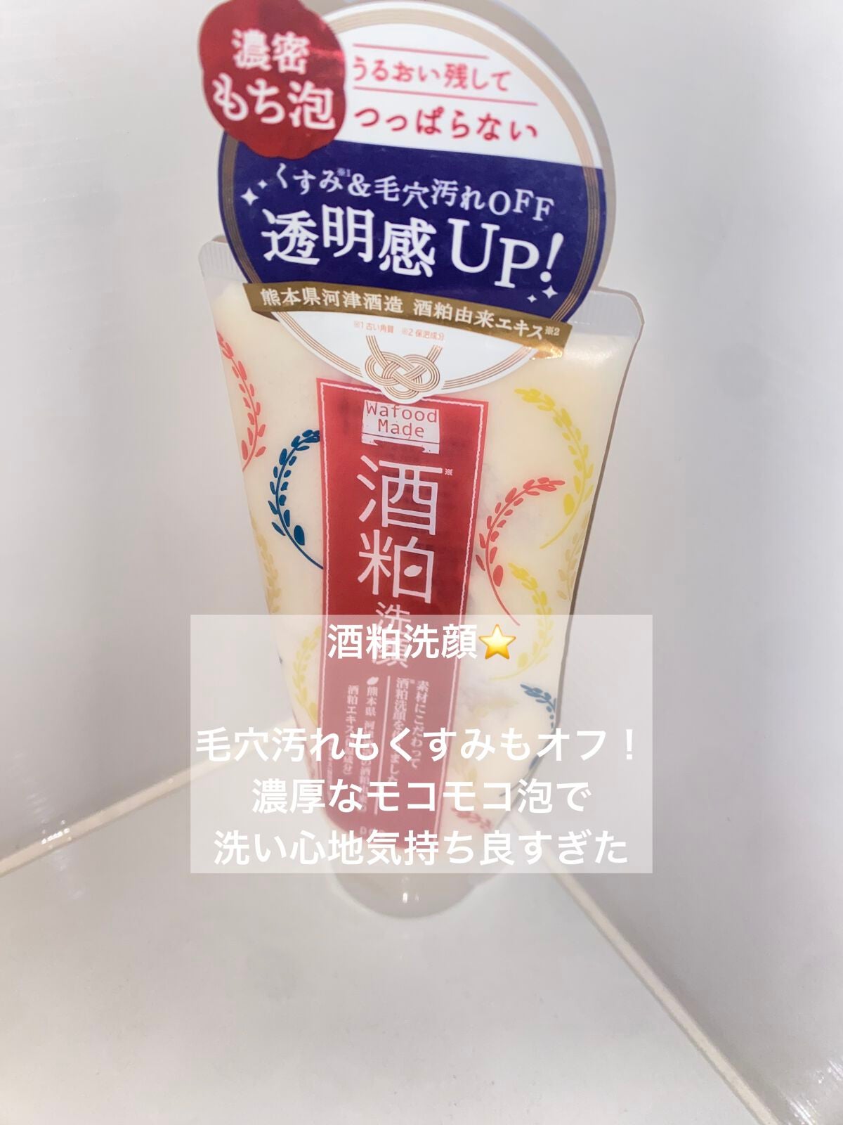 ワフードメイド 酒粕洗顔 N|pdcの口コミ ワフードメイド 酒粕洗顔 少量でかなり濃厚な泡立ちなので By シャンプー姉さん混合肌
