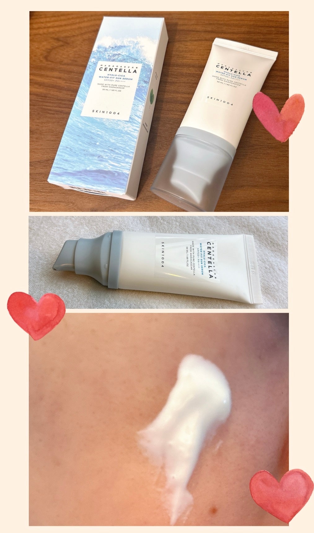ヒアルーシカ ウォーターフィット サンセラム|skin1004の口コミ 乾燥肌におすすめの日焼け止め・uvケア!ヒアルーシカ ウォーター