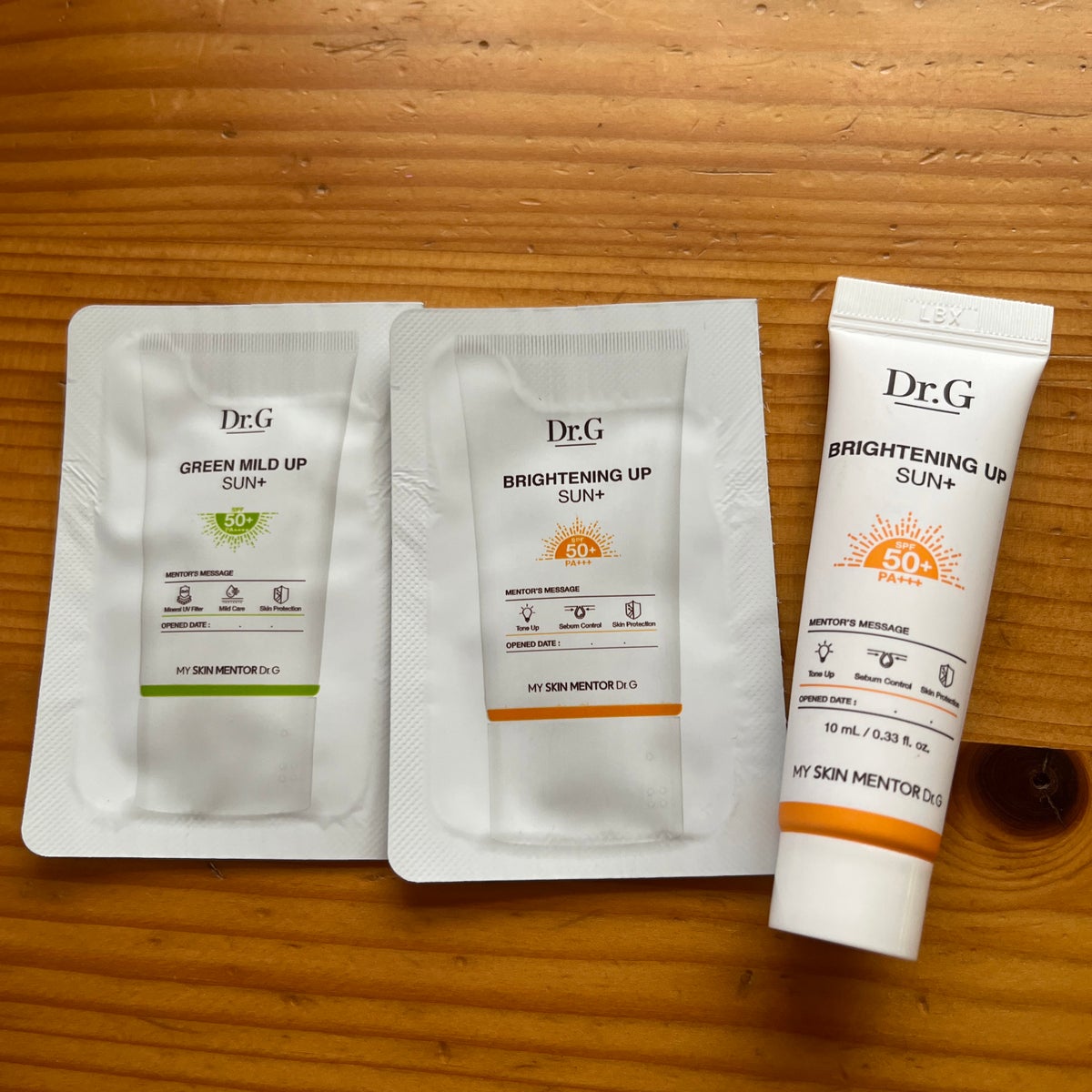 Drgの日焼け止め・uvケア ブライトニングアップサンプラス他、1商品を使った口コミ ♡drg グリーンマイルドアップ サン♡ By