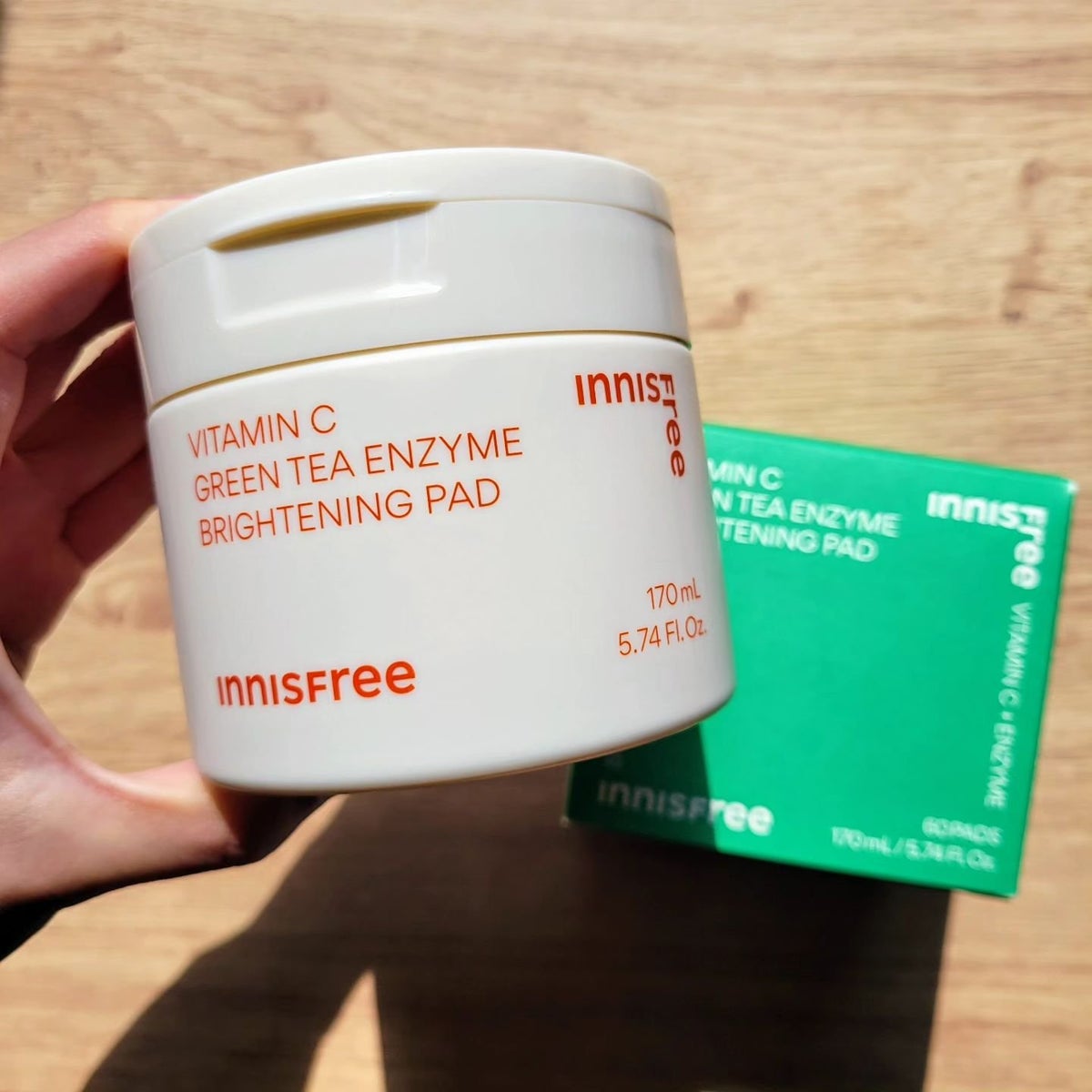 ビタc グリーンティーエンザイム ブライト パッド|innisfreeの口コミ ※イニスフリーのプロモーションに参加中です。 By 奥平