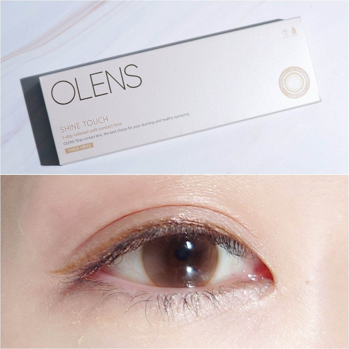 Shine Touch|poplensのカラコンレポ・着画口コミ Poplens様より商品提供をいただいています。 By ゆぅ普通肌