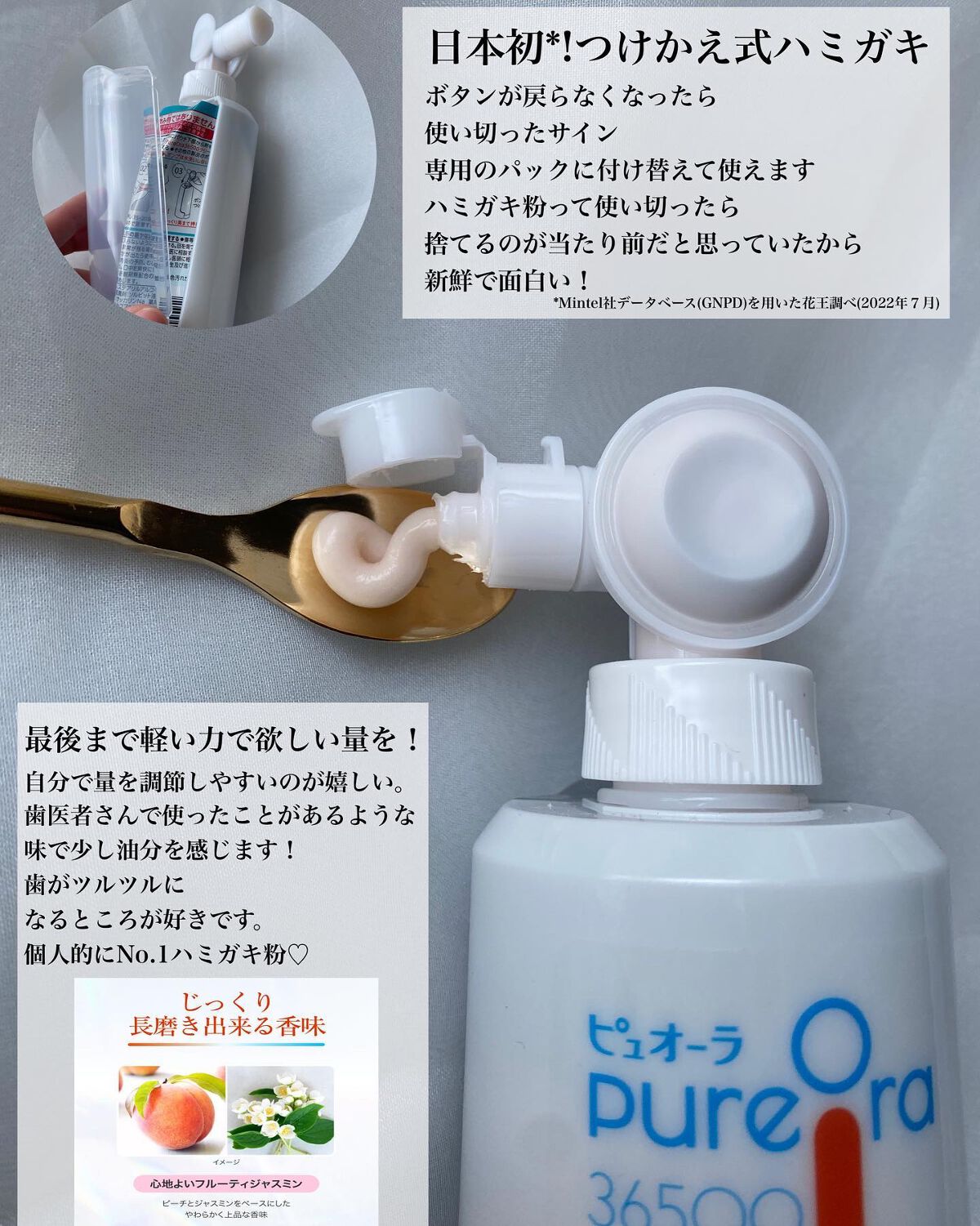 Pureora36500 薬用ハグキ高密着クリームハミガキ|ピュオーラの口コミ ハグキと歯の未来リスクケア ピュオーラ 36500 By
