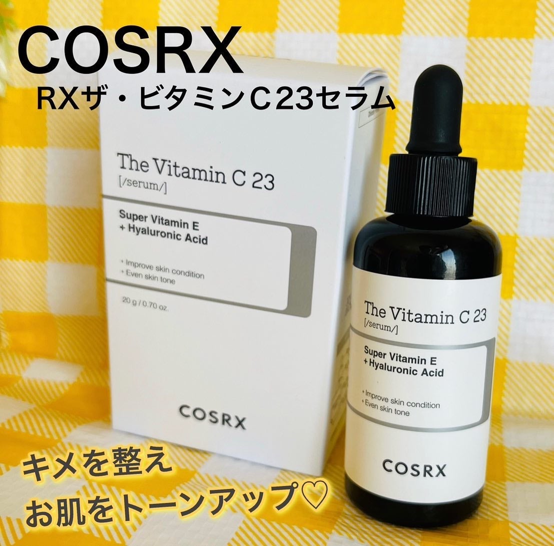 Rxザ・ビタミンc23セラム|cosrxの口コミ Cosrx Rxザ・ビタミンc23セラム By ぽんちんぱん🍞混合肌 Lips