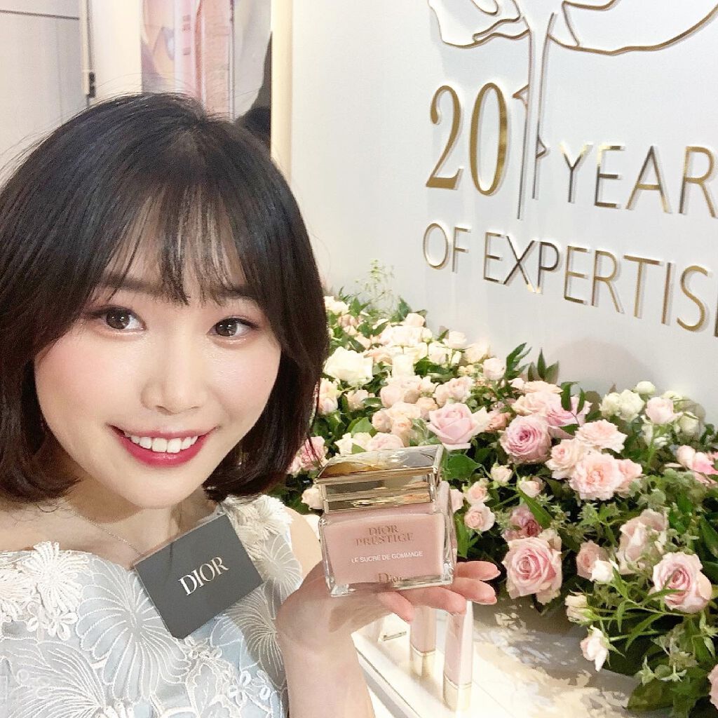【2021年夏新作スクラブ・ゴマージュ】プレステージ ル ゴマージュ|diorの効果に関する口コミ ディオールの新作発表会にお招きいただき