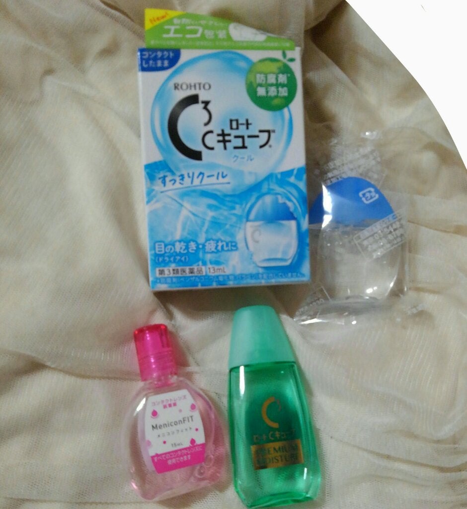 ロートcキューブ クール(医薬品)|ロート製薬他、2商品を使った口コミ カラコン時目薬、自分用メモ。 By ままま。フォロバ100乾燥肌