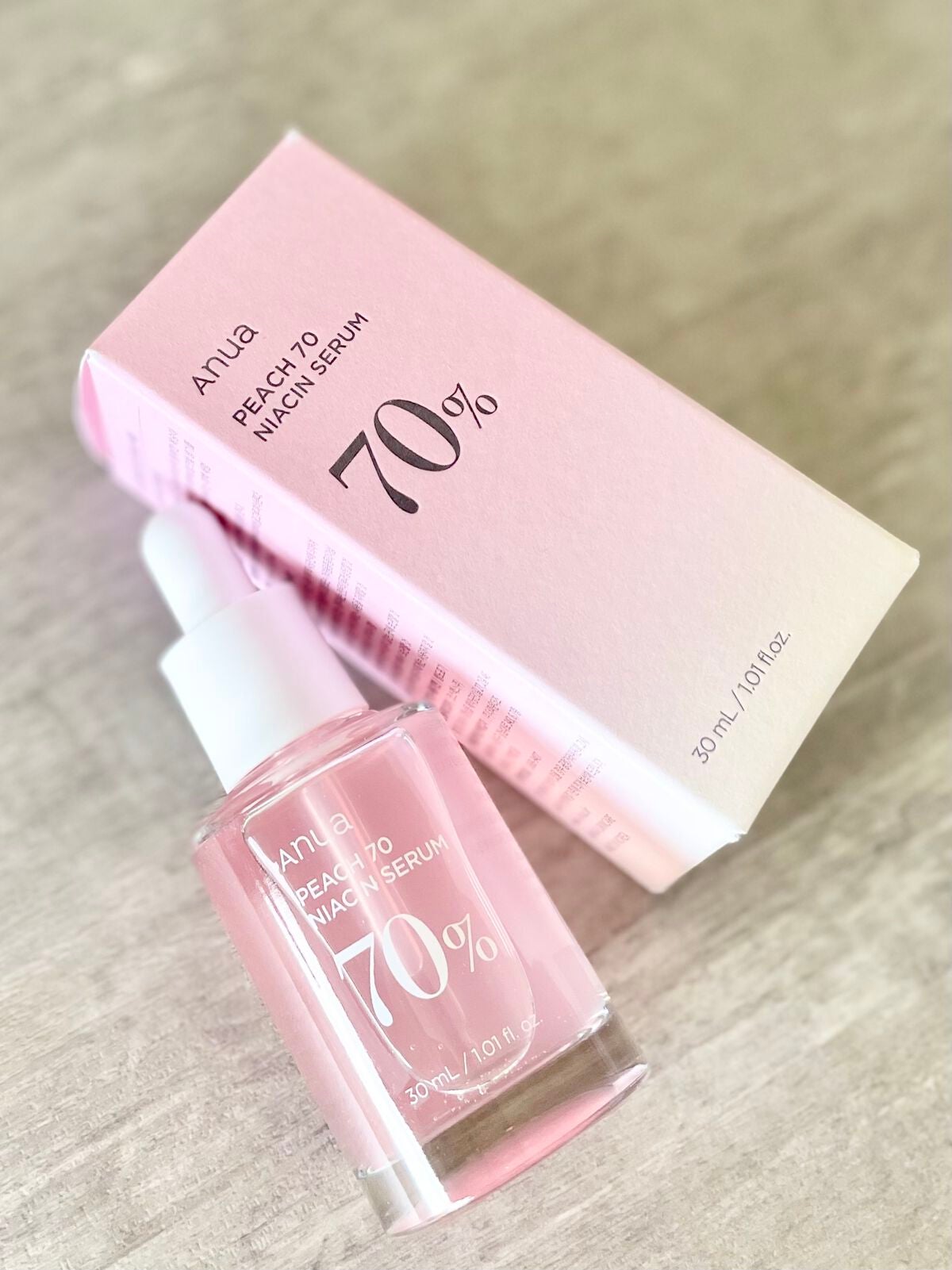 桃70ナイアシンセラム|anuaの口コミ 桃セラムでお肌ピチピチ🍑/ Anua 桃70%ナイアシンセラム By 美肌©︎まいにち混合