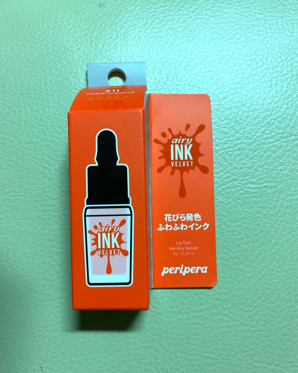 インク エアリー ベルベット|periperaの口コミ 夏用 落ちにくいティント 上が塗った直後で。 By Ka0r1アトピー肌30代
