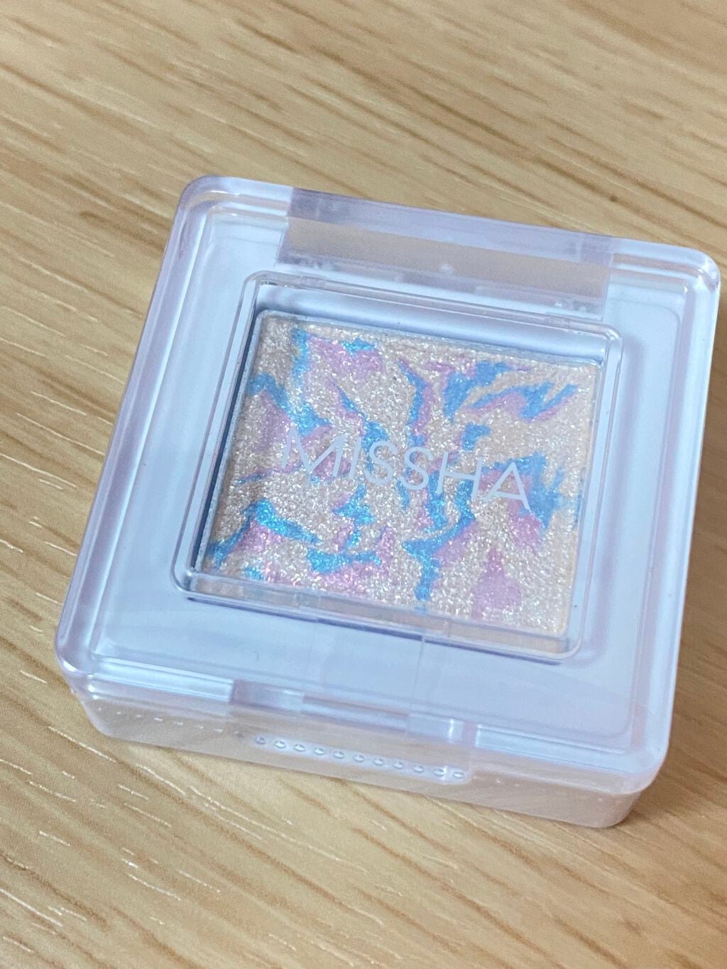 【限定色レビュー】グリッタープリズム シャドウ Gop01|misshaの口コミ「missha グリッタープリズム シャドウgop01