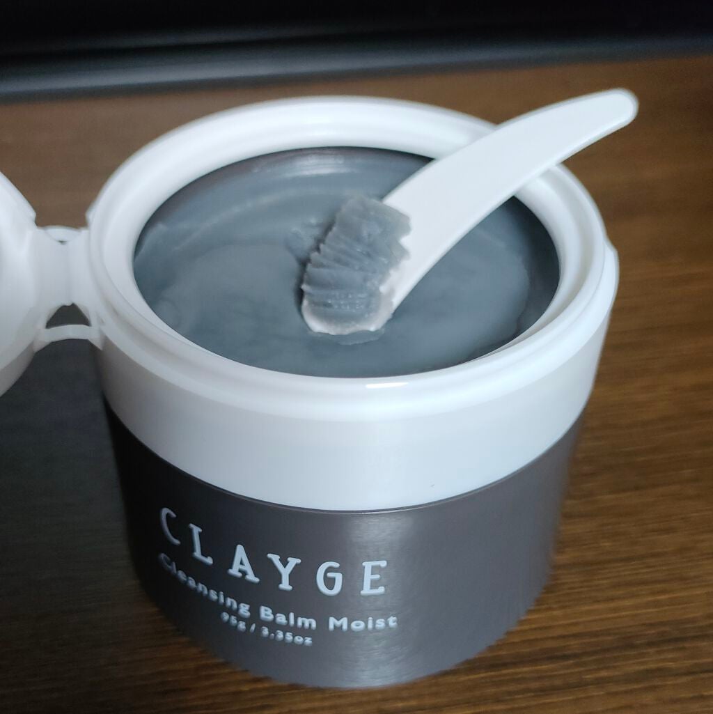 クレンジングバームモイストn|claygeの口コミ 伸びがとっても良くて、柔らかいバームで掬い取るのも楽! By りお混合肌30代後半