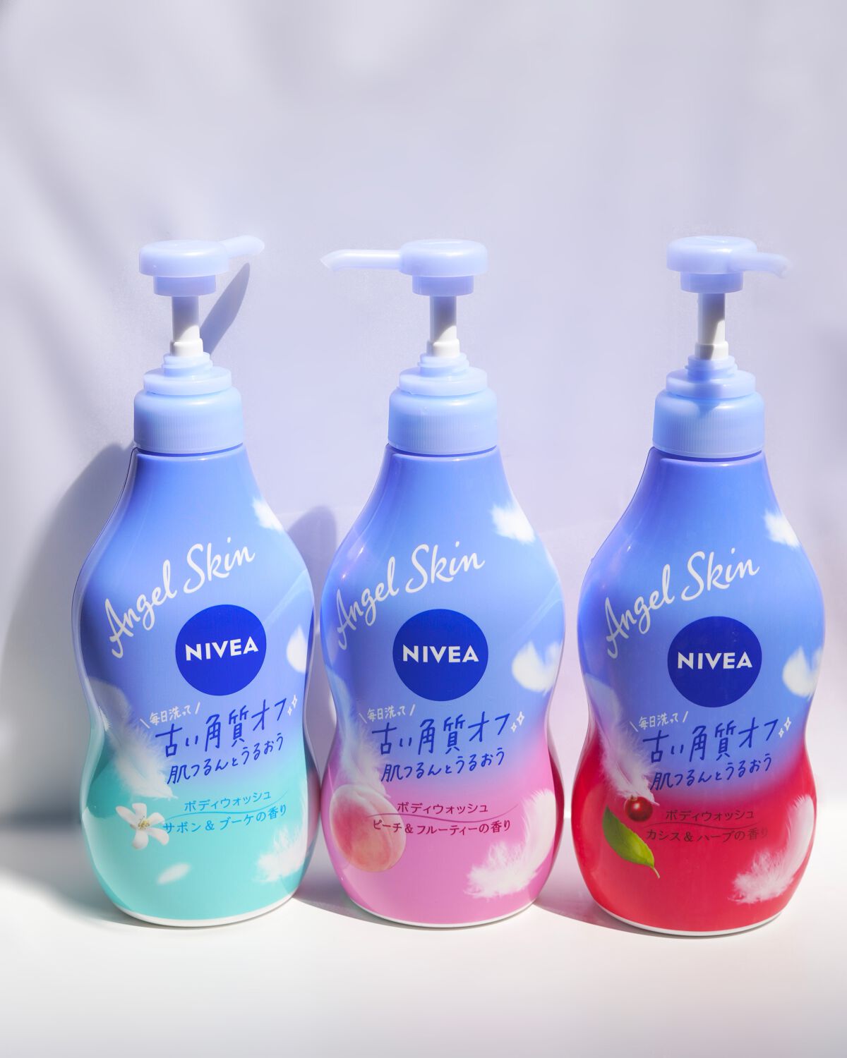ニベアのボディソープ エンジェルスキン ボディウォッシュ サボン&ブーケの香り他、2商品を使った口コミ 香り重視派におすすめ!保湿ボディ