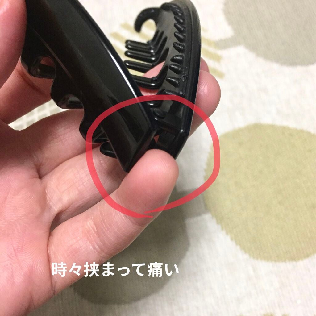 シリコンバナナクリップ|daisoの口コミ 超優秀!100均で買えるおすすめヘアケアグッズ!daiso シリコンバナナクリップ By いも