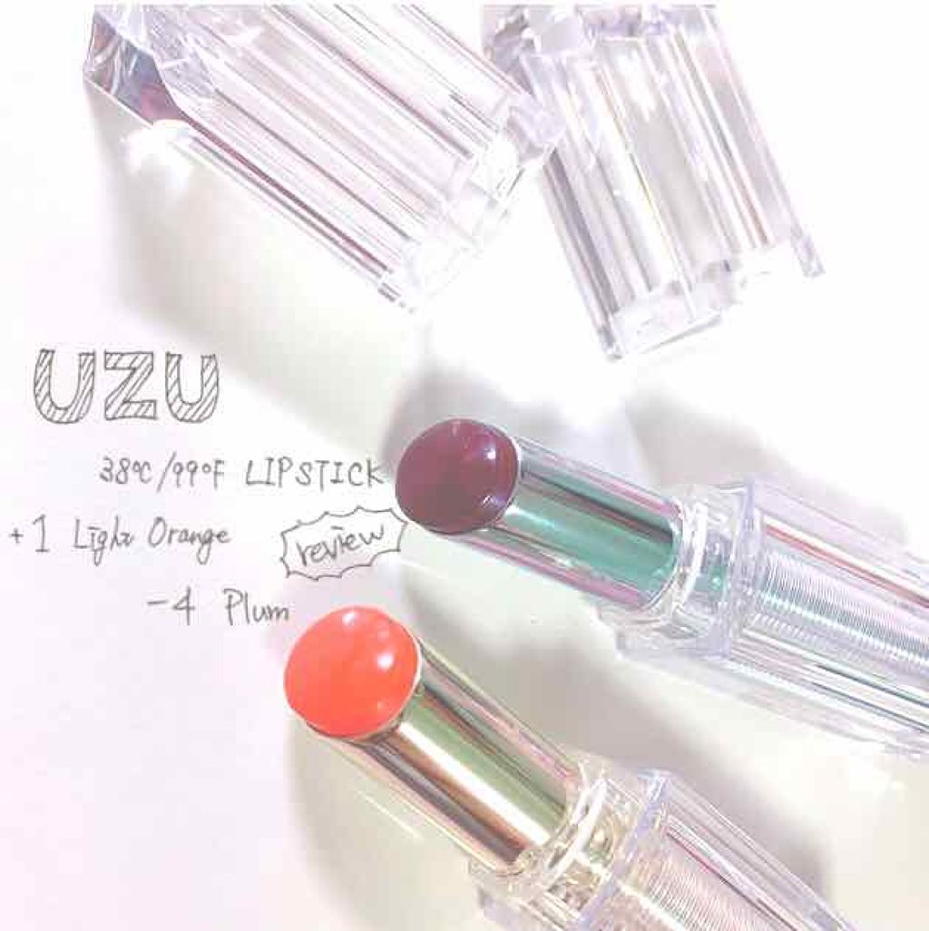 38°c 99°f Lipstick |uzu By Flowfushiは落ちないのか?色持ちに関する口コミ 注意3、4枚目に私の唇