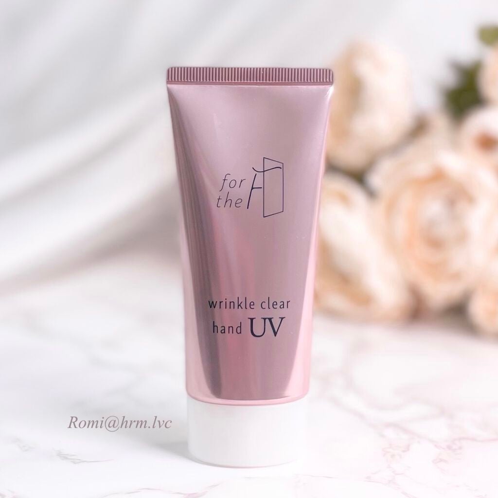 【限定ハンドクリーム】フォーザエフ 薬用 リンクルクリア ハンド Uv |ナリスアップの口コミ 有効成分ナイアシンアミド配合で、シワ改善