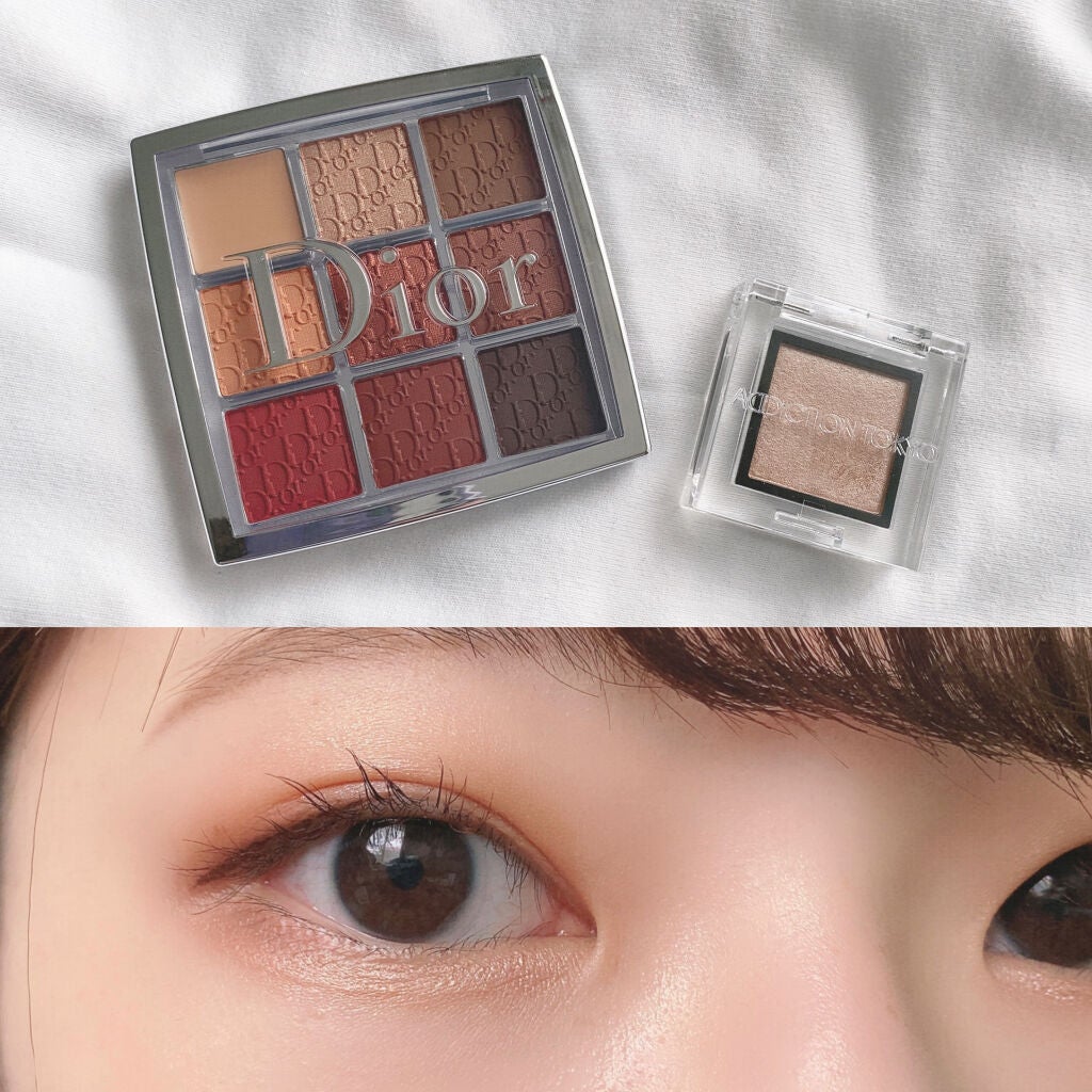 Dior・addictionのパウダーアイシャドウを使った口コミ お気に入りのdiorのパレットとアディクションのリゴレットを使ってのアイ