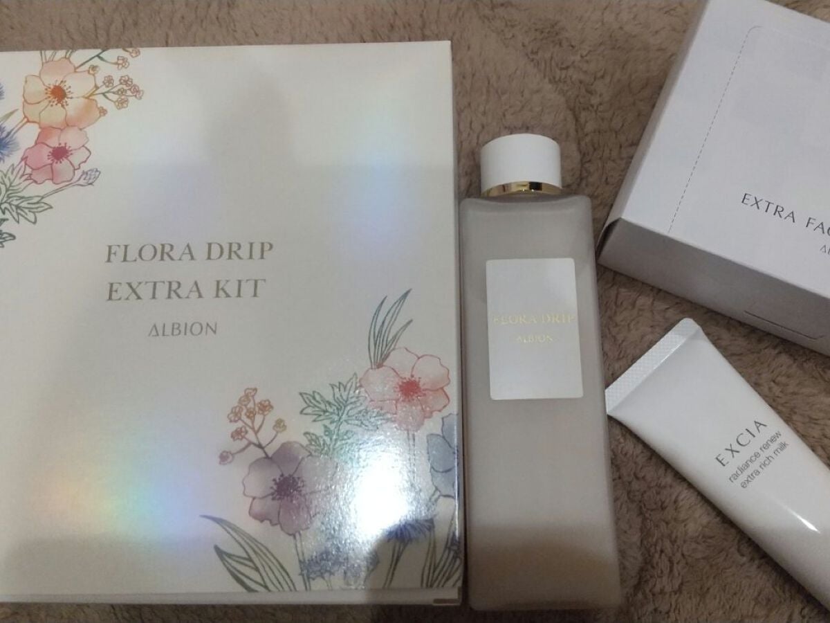 Albionのスキンケア・基礎化粧品 フローラドリップ他、2商品を使った口コミ Albionでフローラドリップのエクストラキット購入😁 By