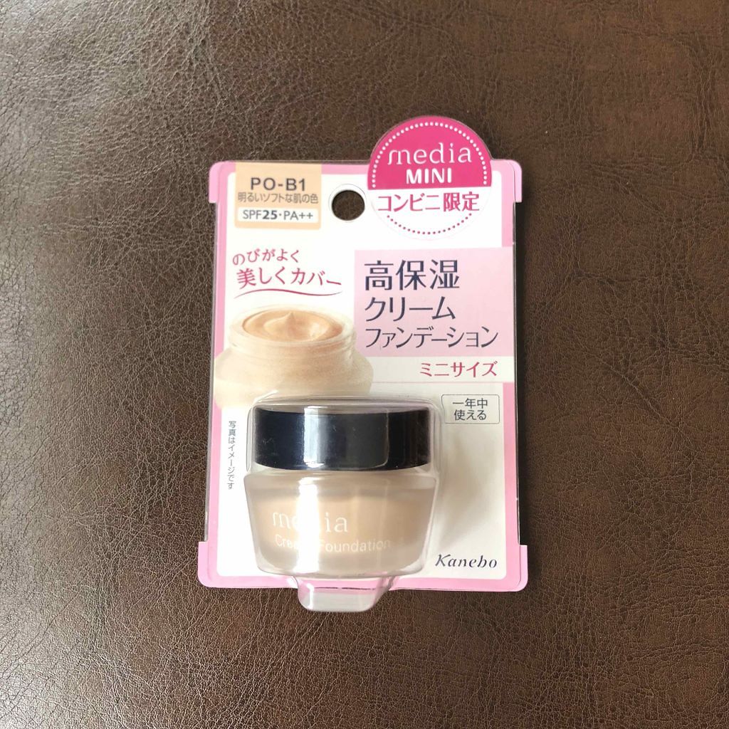 【限定クリーム・エマルジョンファンデーション】クリームファンデーション|mediaの口コミ Media Mini コンビニ限定 By とみ