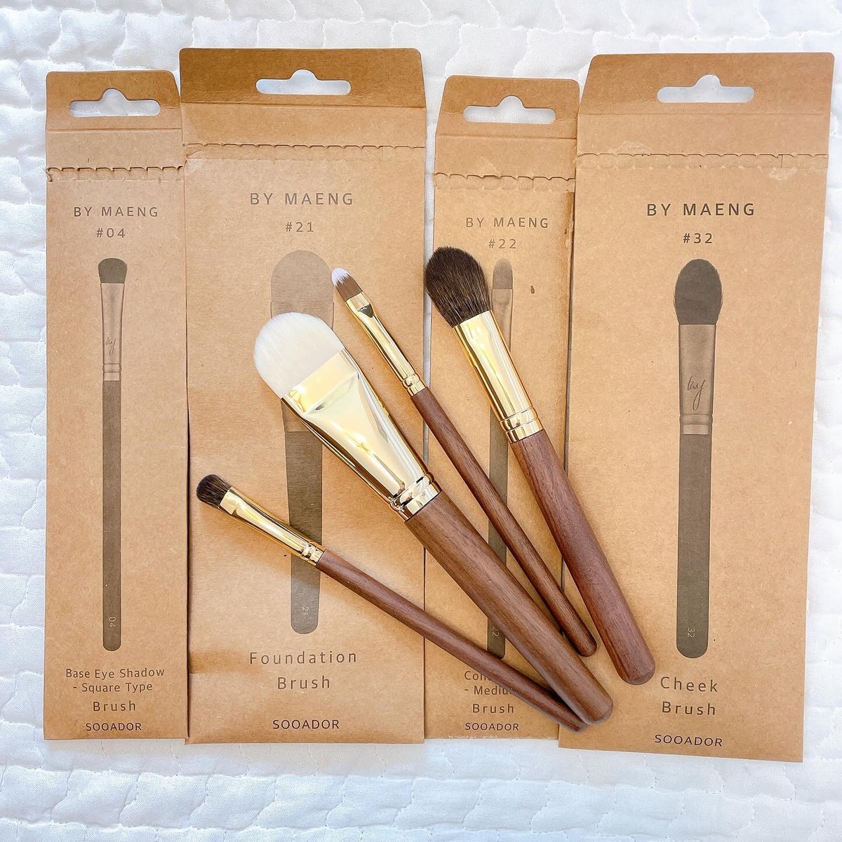 Sooa Dorのメイクブラシ By Maeng 21 ファンデーションブラシ他、3商品を使った口コミ スアドール Sooadorjp