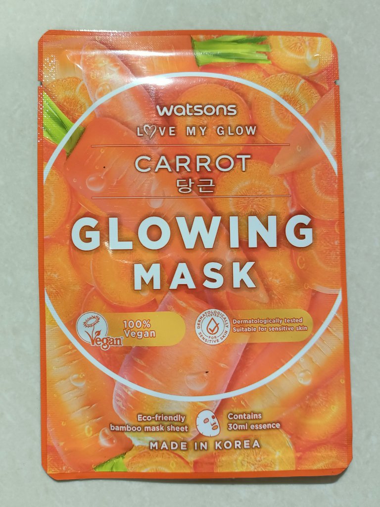 LOVE MY GLOW TOMATO ENERGISING MASK｜ワトソン（Watsons）の口コミ - いろんなシートマスクを試してき ...