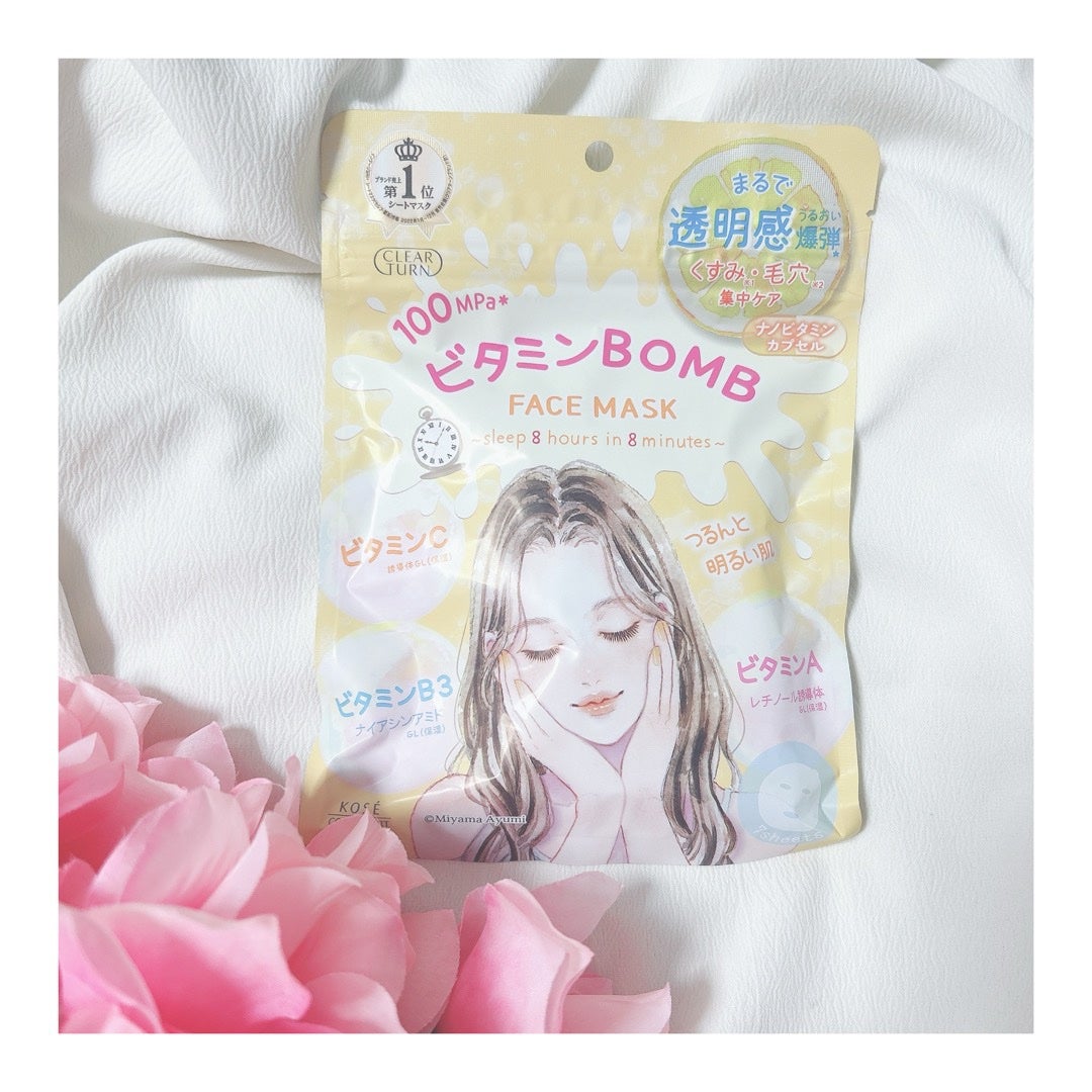 ビタミンbombマスク|クリアターンの口コミ 🤍クリアターン ビタミンbombマスク By えりさん☺︎フォロバ100敏感肌 Lips