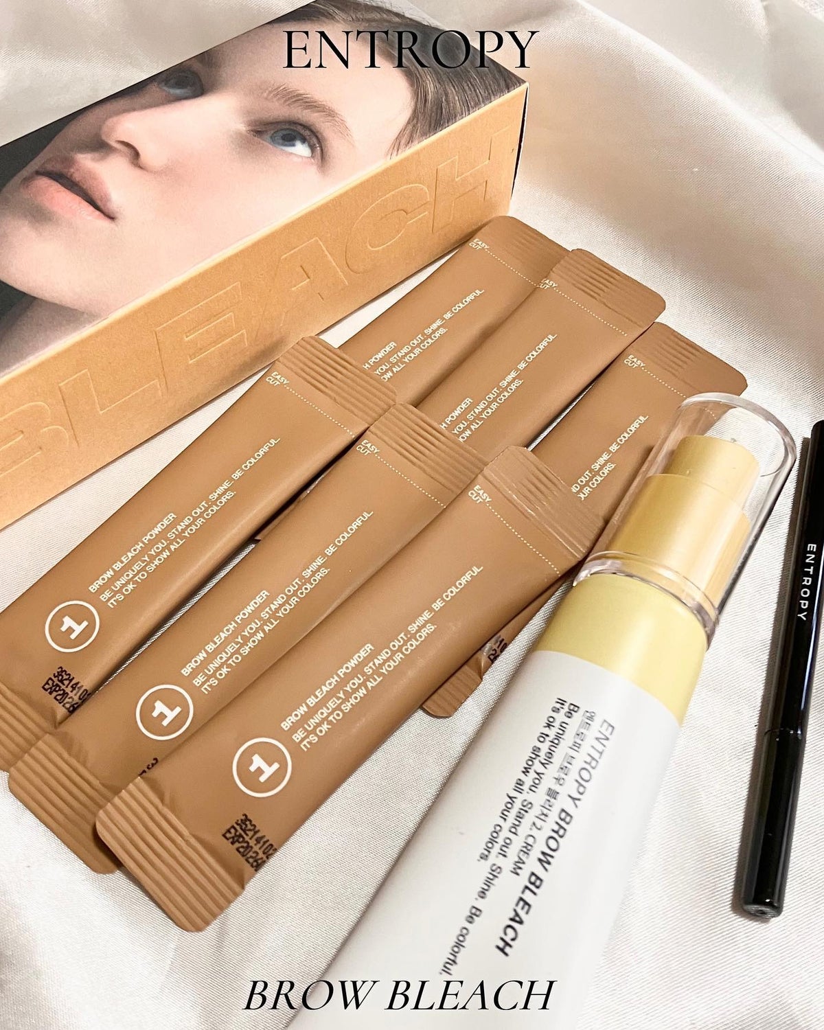Brow Bleach|entropyの口コミ 【pr】セルフ眉脱色🤎 By ぶる♥混合肌 Lips