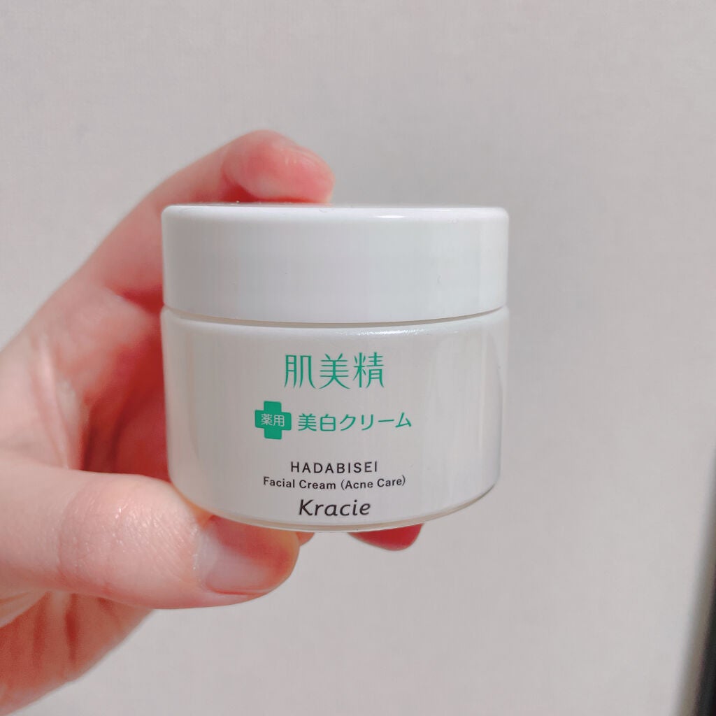 大人のニキビ対策 薬用美白クリーム|肌美精の口コミ 赤いニキビ跡が 肌美精 大人のニキビ対策 薬用美白クリーム By さー乾燥肌 Lips