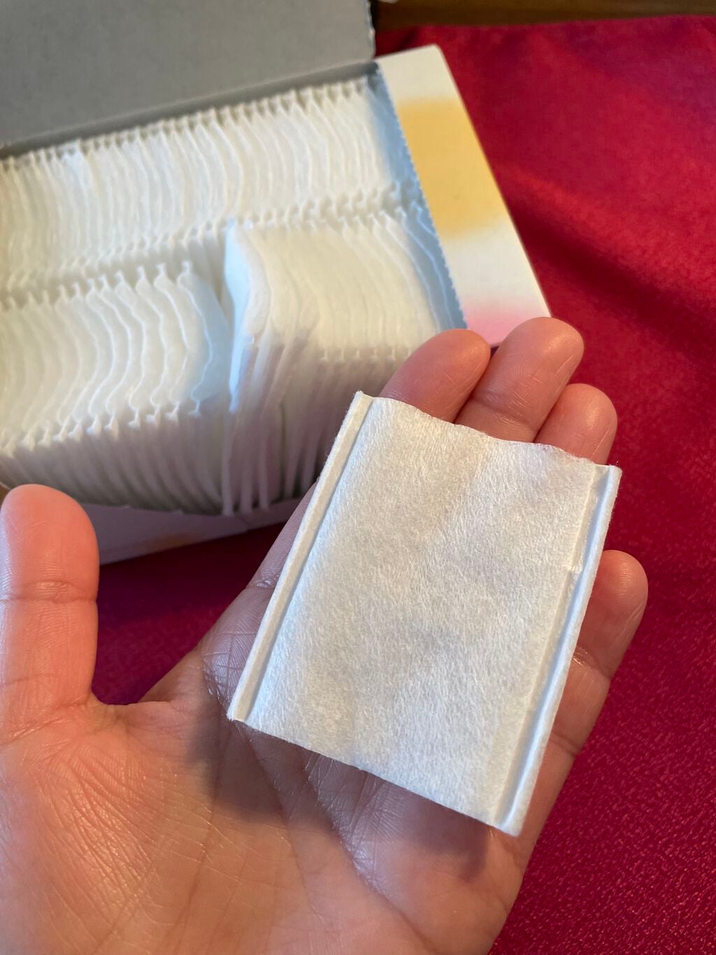コットンパフ サイドシールタイプ|daisoの口コミ Daiso コットンパフ 80枚×2個 By おうめ(青梅)混合肌30代前半