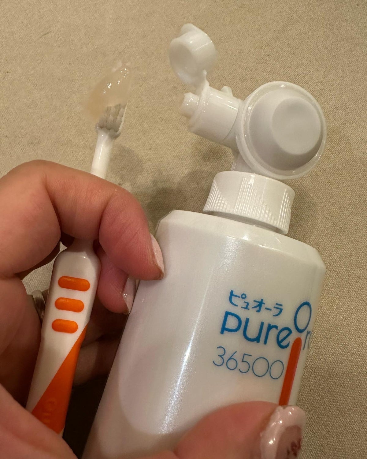 Pureora36500 薬用ハグキ高密着クリームハミガキ|ピュオーラの口コミ ピュオーラ36500 歯の根元コートジェルハミガキ By