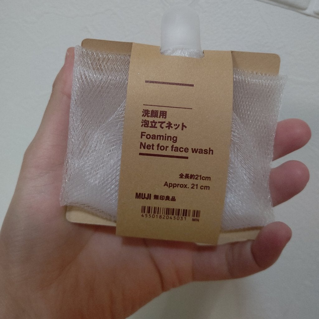 洗顔用泡立てネット|無印良品の口コミ 🐰無印良品 洗顔用泡立てネット By たらこ 🧸敏感肌30代前半 Lips