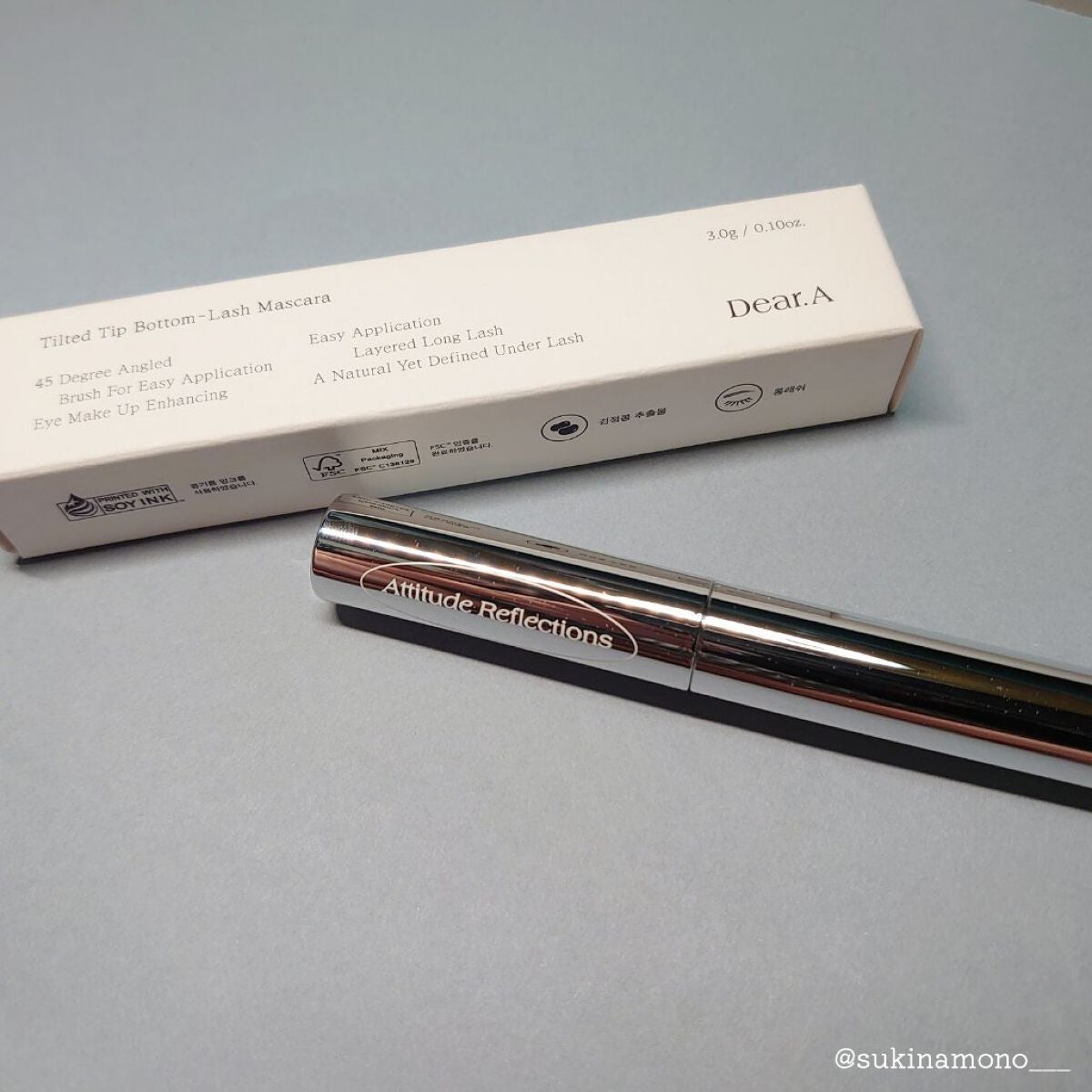 ティルテッドチップボトムラッシュマスカラ|dearaの口コミ 💎下睫毛をしっかりキャッチして伸ばす専用マスカラ💎 By すきなも¦好きな