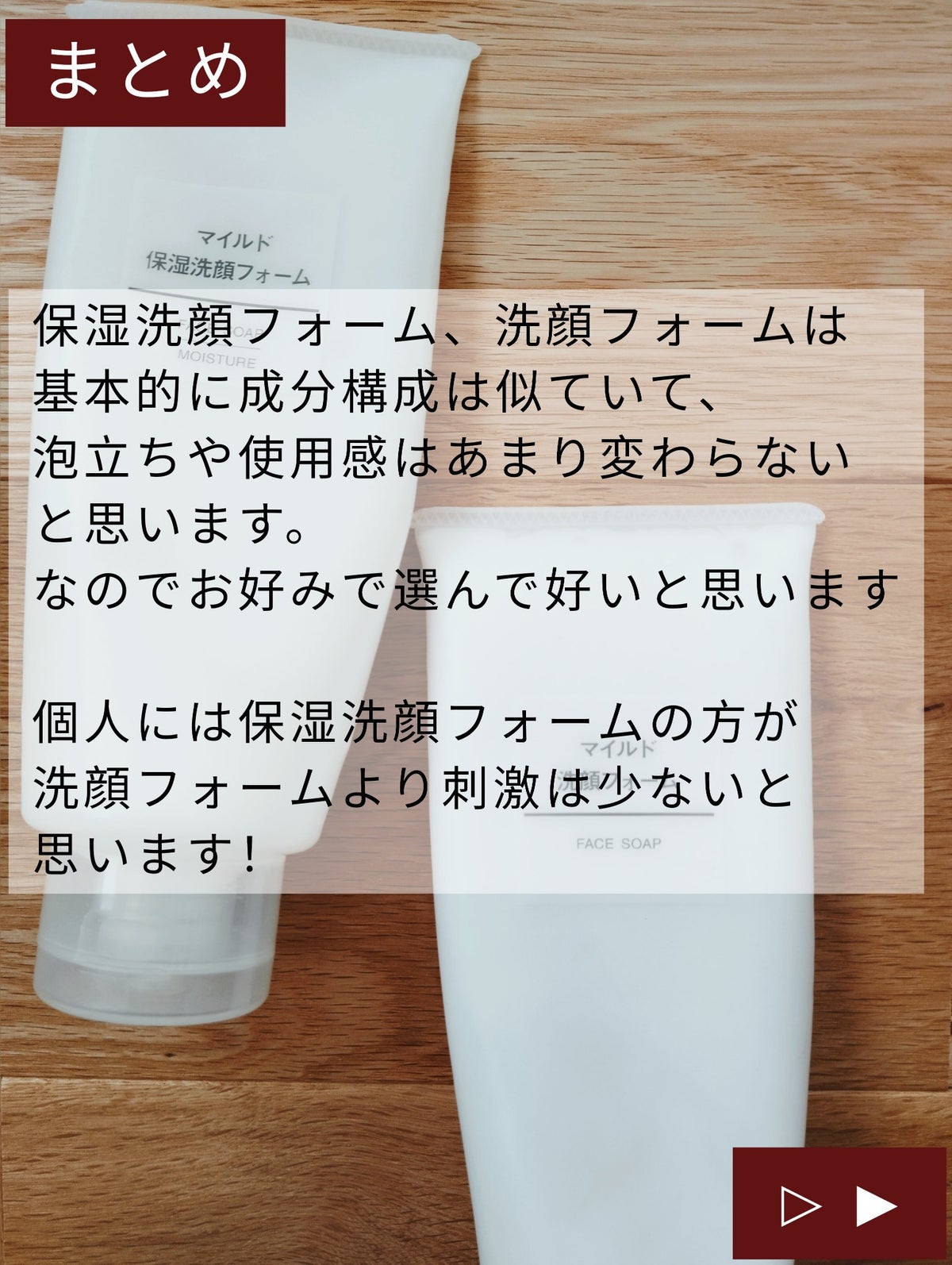 無印良品の洗顔フォーム マイルド洗顔フォーム&マイルド保湿洗顔フォームを使った口コミ 無印良品 マイルド洗顔フォーム By ともの家混合肌