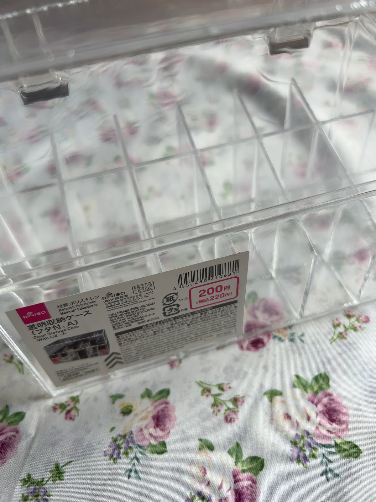 透明収納ケースフタ付、a|daisoの口コミ 超優秀!100均で買えるおすすめコスメ! 🐈⬛daiso透明収納ケースフタ付🐾 By