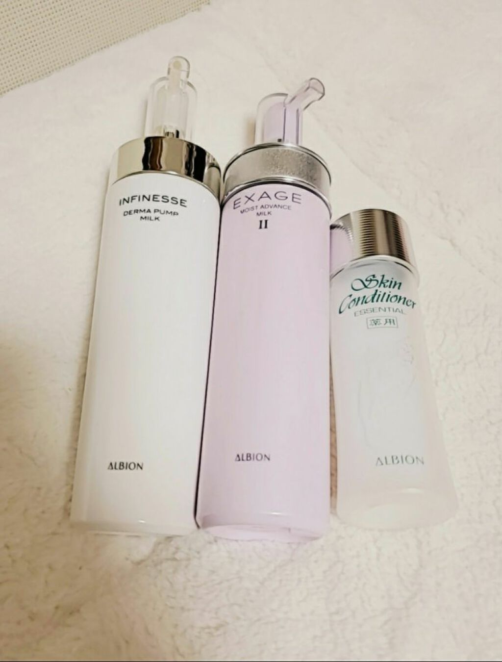 Albionのスキンケア・基礎化粧品 アルビオン 薬用スキンコンディショナー エッセンシャル他、3商品を使った口コミ「肌が弱いので 使えたか